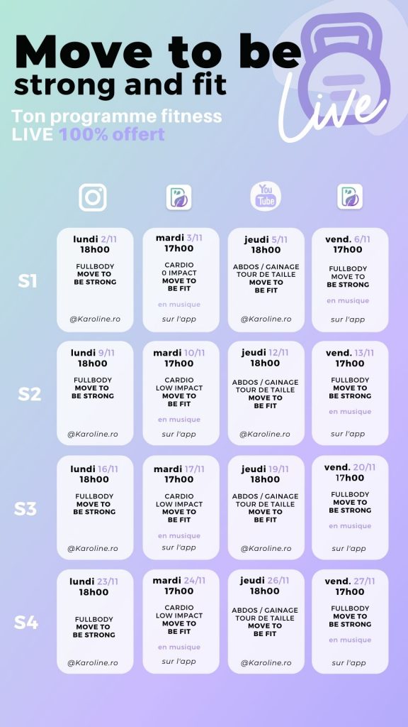 MOVE TO BE STRONG & FIT CHALLENGE